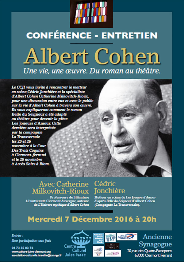 Albert Cohen : CCJI